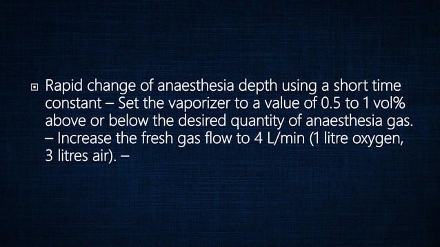 Low flow Anaesthesia & Gas Monitoring | PPTX | Lung and Respiratory ...