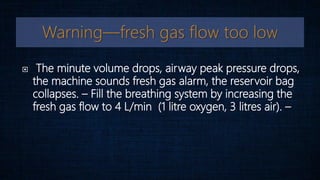 Low flow Anaesthesia & Gas Monitoring | PPTX