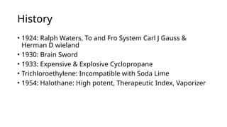 Low Flow Anaethesia ppt ventilator system | PPT