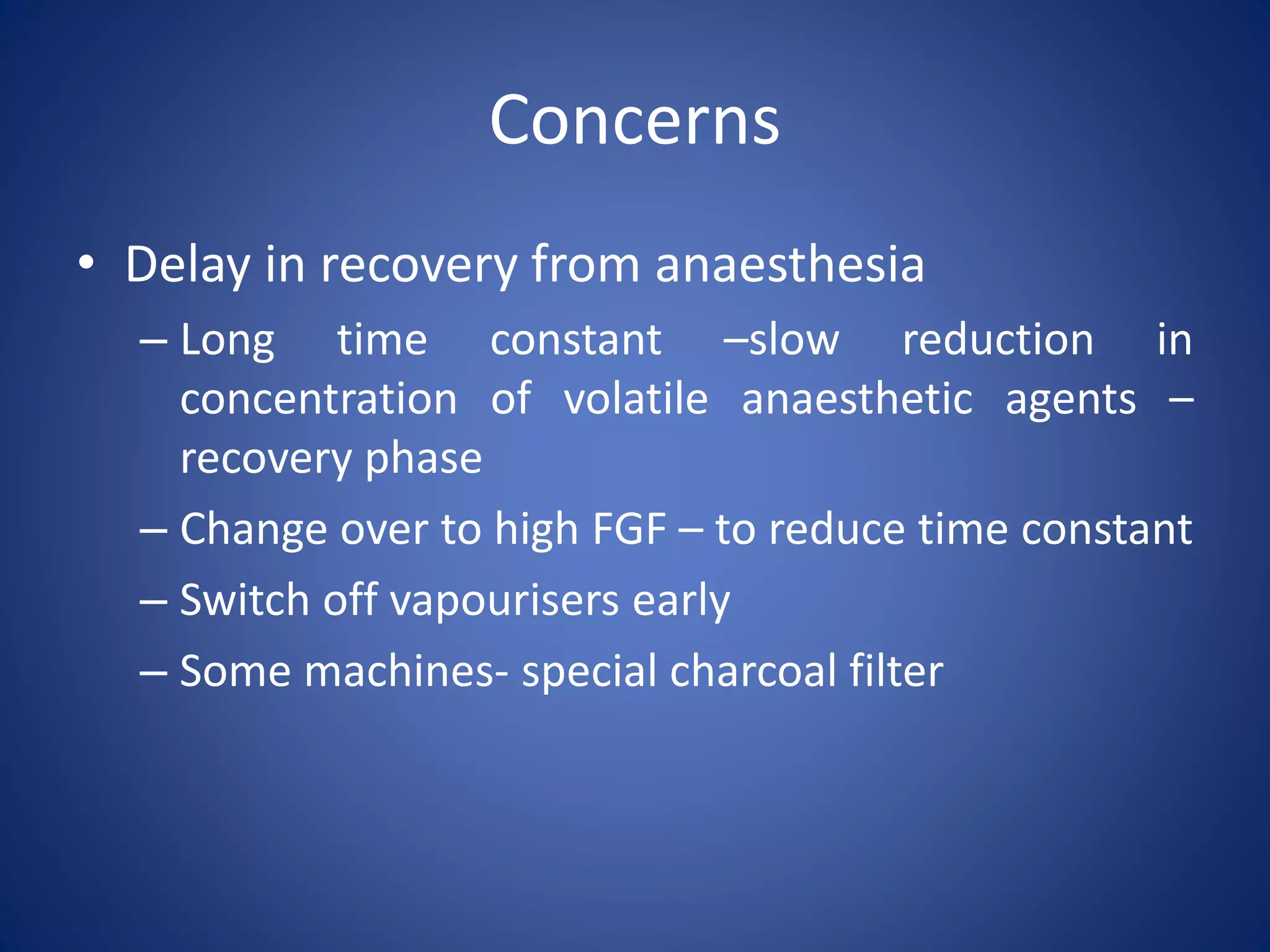 Low flow anesthesia | PPTX