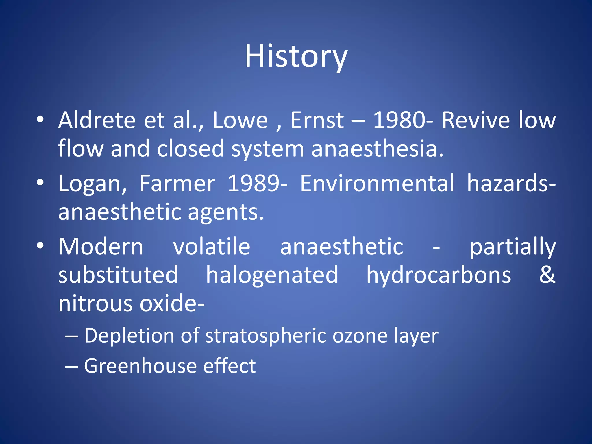 Low flow anesthesia | PPTX