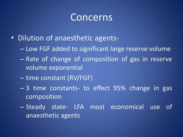 Low flow anesthesia | PPTX | First Aid | Injuries