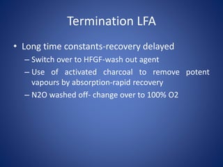 Low flow anesthesia | PPTX