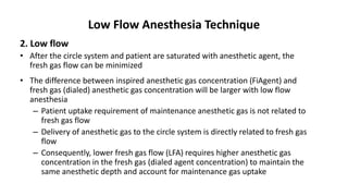Low flow anesthesia 3 13-2017 (2) | PPT