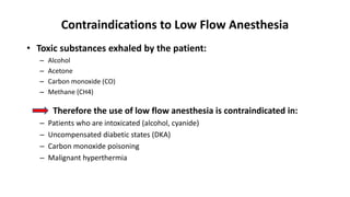 Low flow anesthesia 3 13-2017 (2) | PPTX