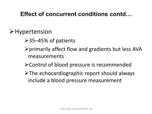 Low flow low gradient aortic stenosis | PPTX