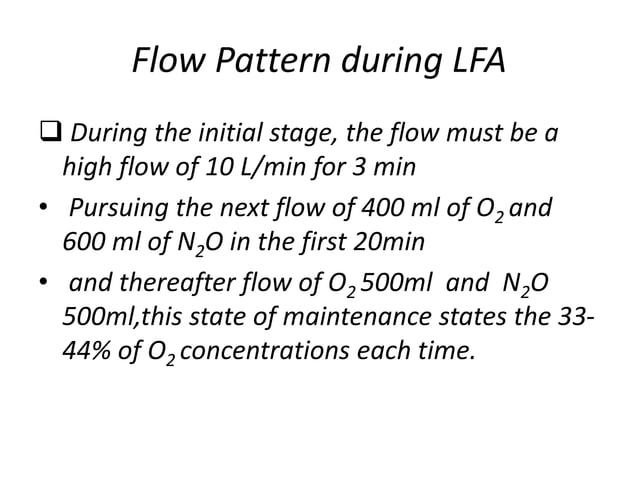 Low flow Anesthesia system | PPTX