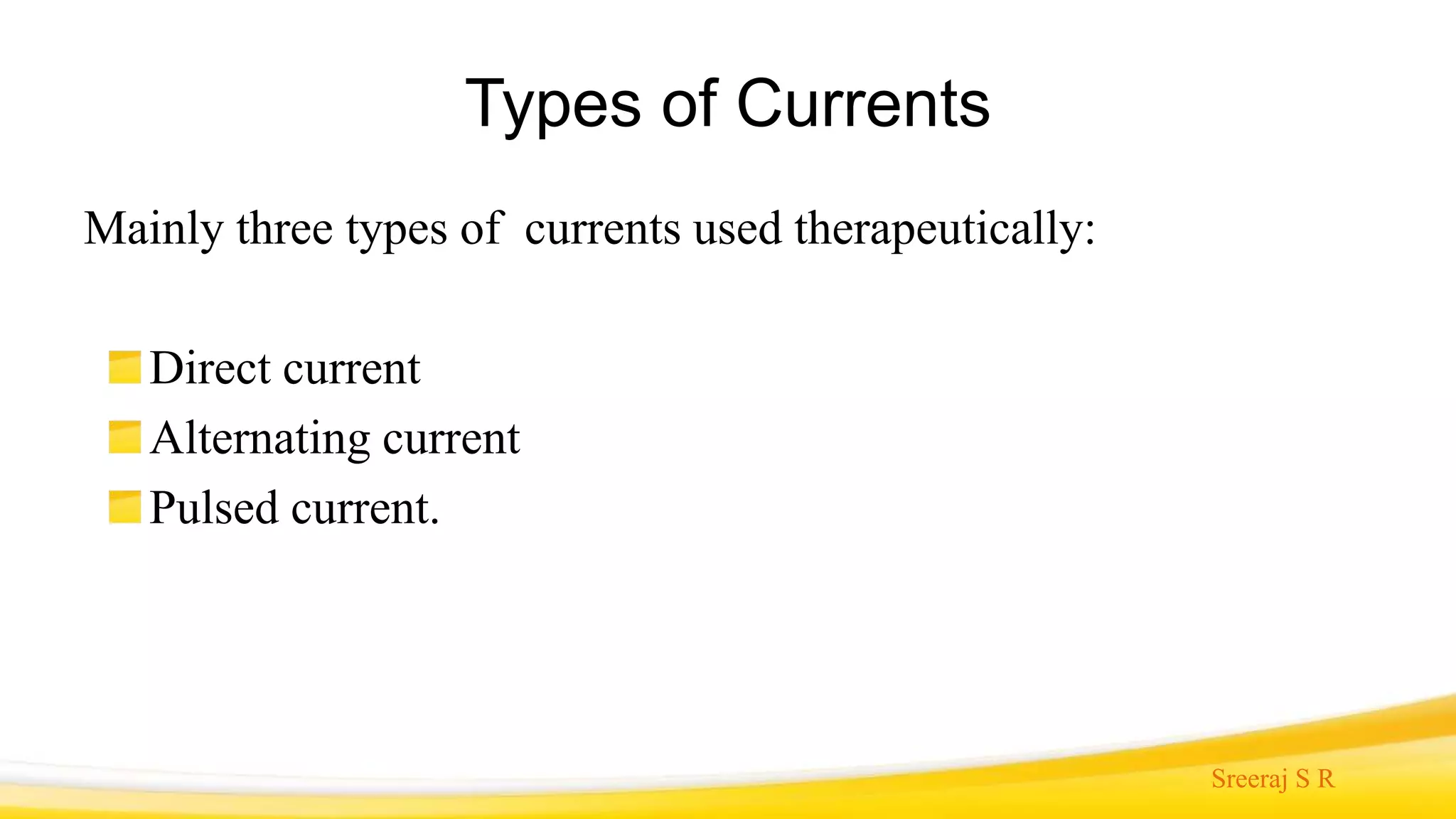Low Frequency Currents SRS | PPTX