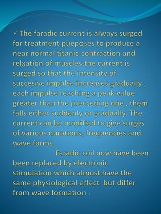 Low frequency current complete details. | PPTX