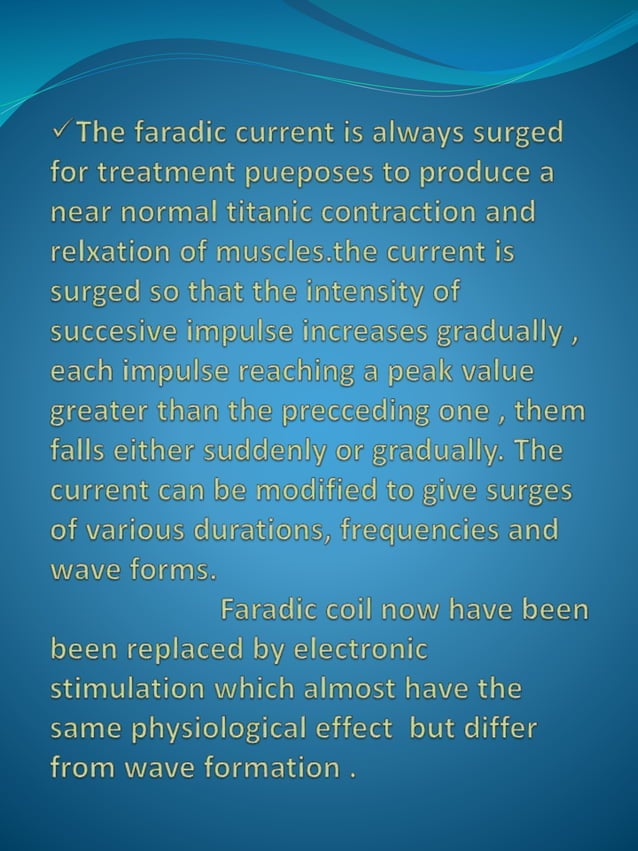 Low frequency current complete details. | PPTX