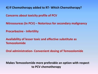Low grade glioma evidence based management | PPTX
