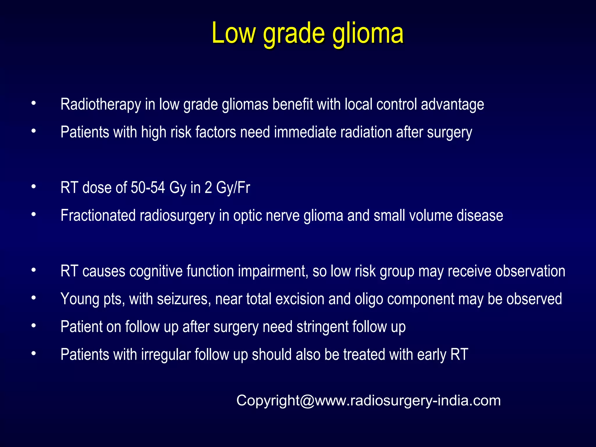 Low Grade Glioma | PPT