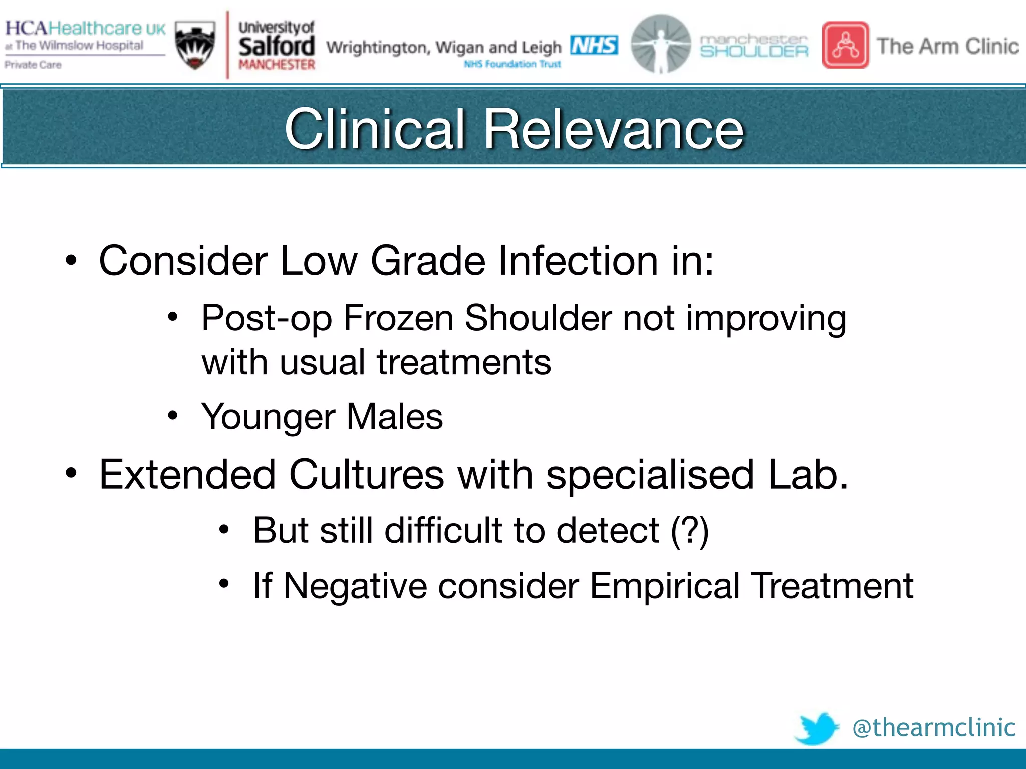 Low Grade Infection after Shoulder Surgery | PDF