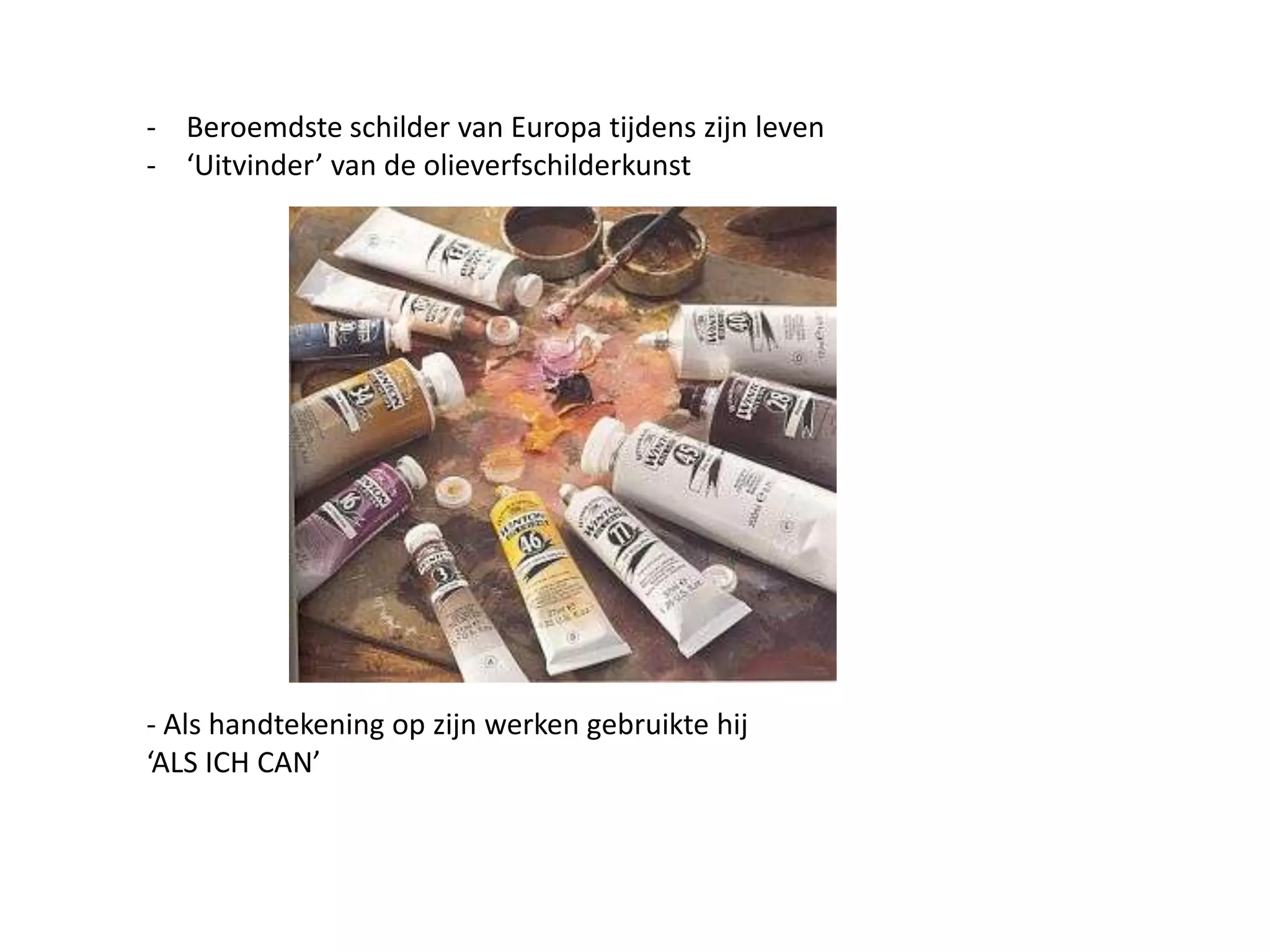 Lowie spreekbeurt 3de leerjaar kunst | PPTX