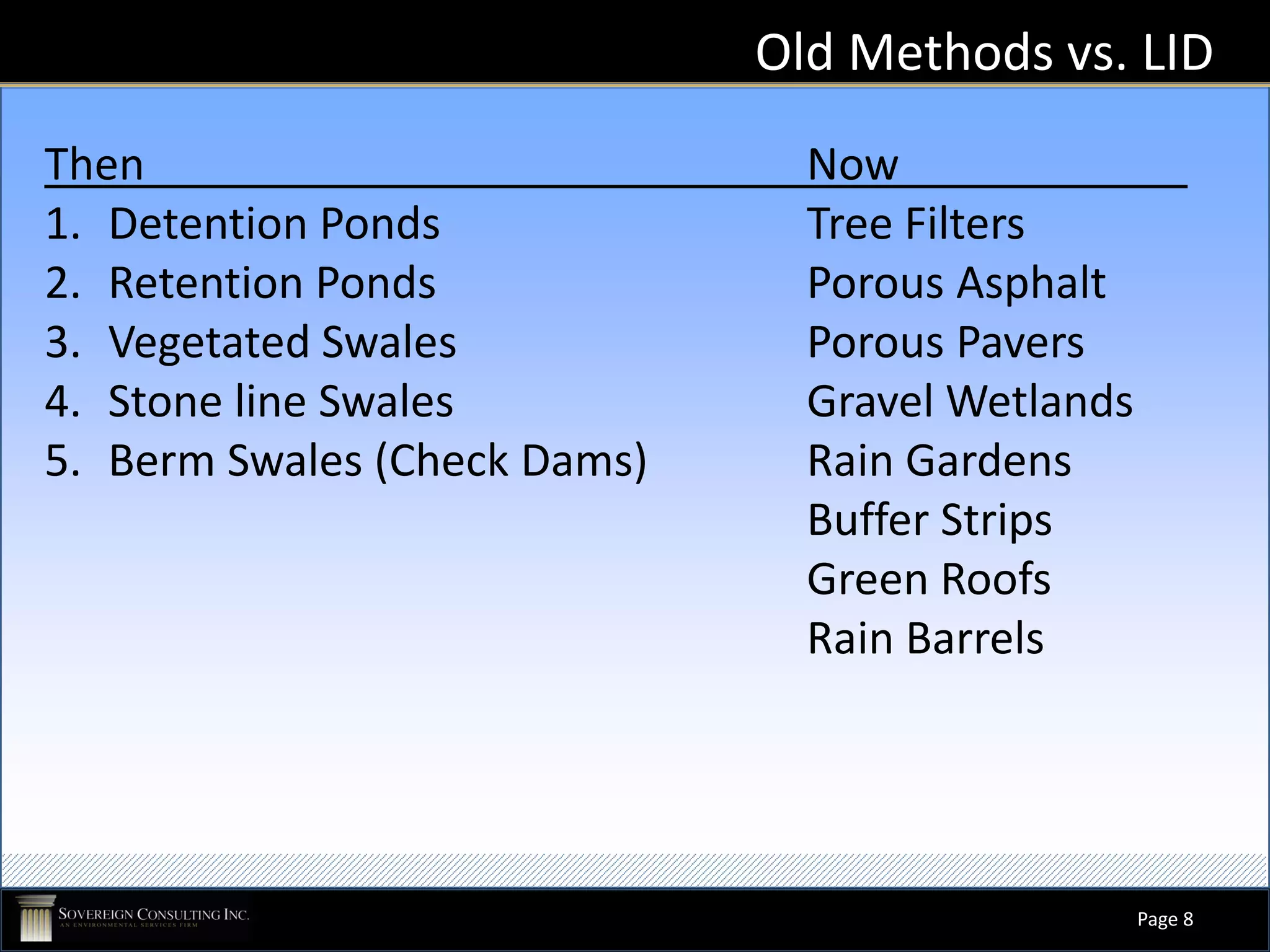 Low Impact Development: Stormwater Management Design and Planning | PDF