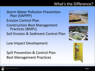 Low Impact Development: Stormwater Management Design and Planning | PPT
