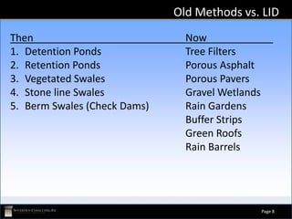 Low Impact Development: Stormwater Management Design and Planning | PPT