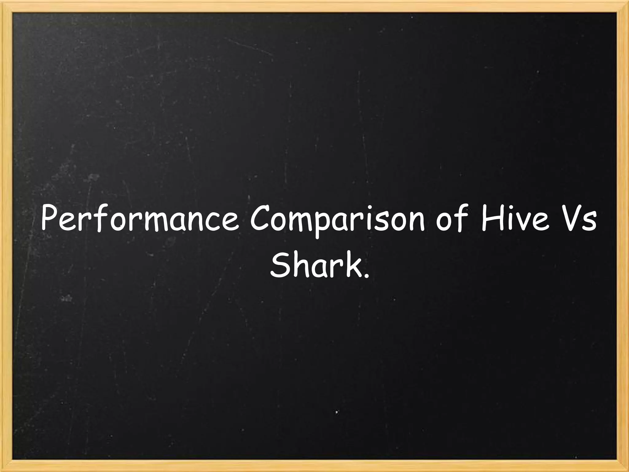 Low latency access of bigdata using spark and shark | PPT