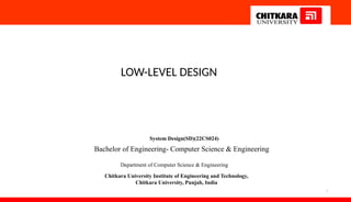 LOW LEVEL DESIGN - software development presentation | PPTX
