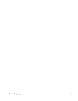 Low level design template (1) | DOCX