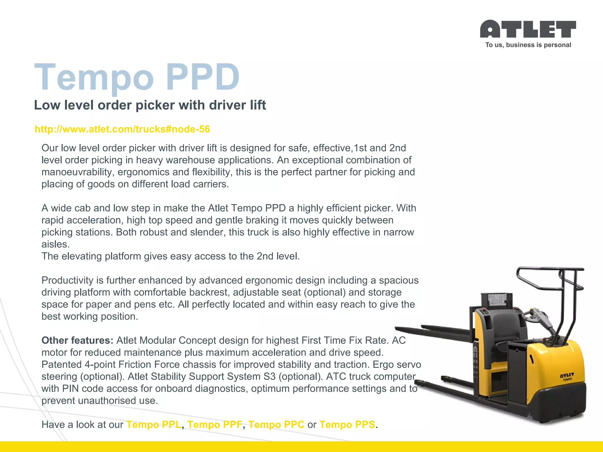 Low level order pickers | PPT