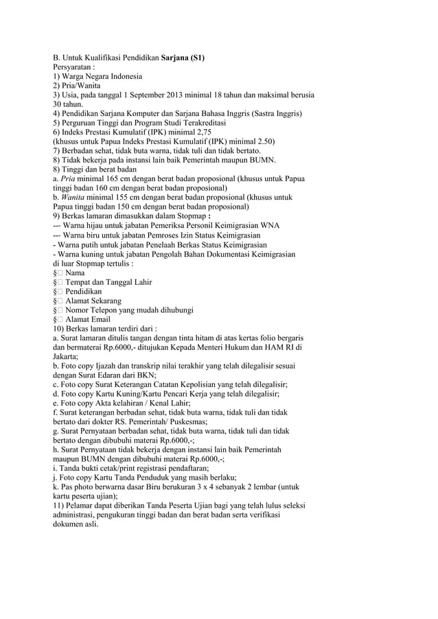 Lowongan kerja | DOCX