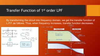 Low Pass Filter - Classification | PPTX