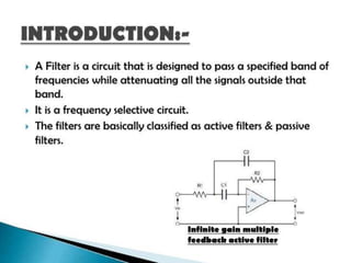 Low pass filter l1 f12bsee0010 | PPTX