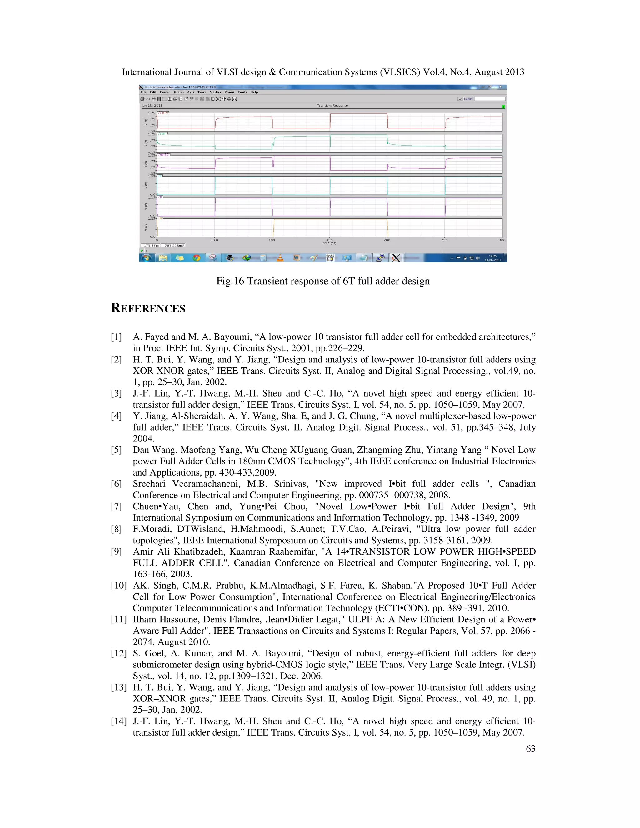 LOW POWER-AREA DESIGNS OF 1BIT FULL ADDER IN CADENCE VIRTUOSO PLATFORM ...