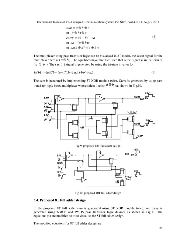 LOW POWER-AREA DESIGNS OF 1BIT FULL ADDER IN CADENCE VIRTUOSO PLATFORM | PDF