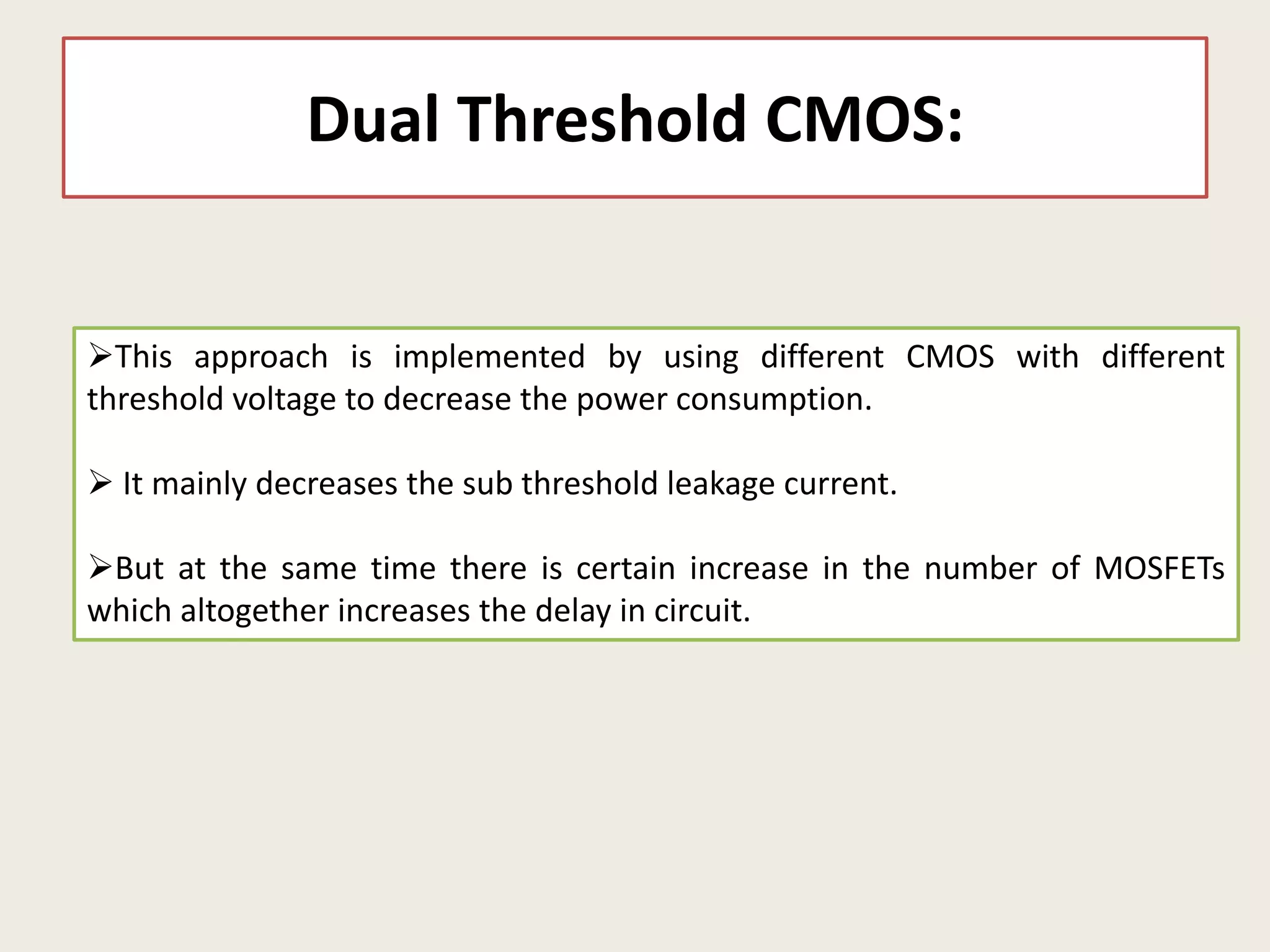 Low Power Design Approach in VLSI | PPT