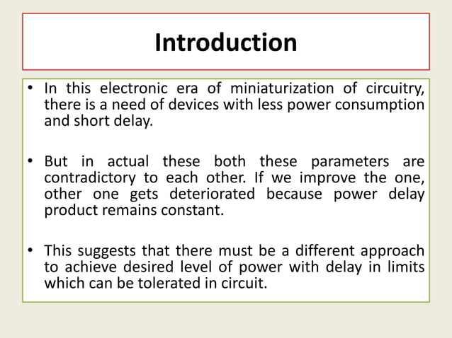 Low Power Design Approach in VLSI | PPTX | Internet of Things | Internet