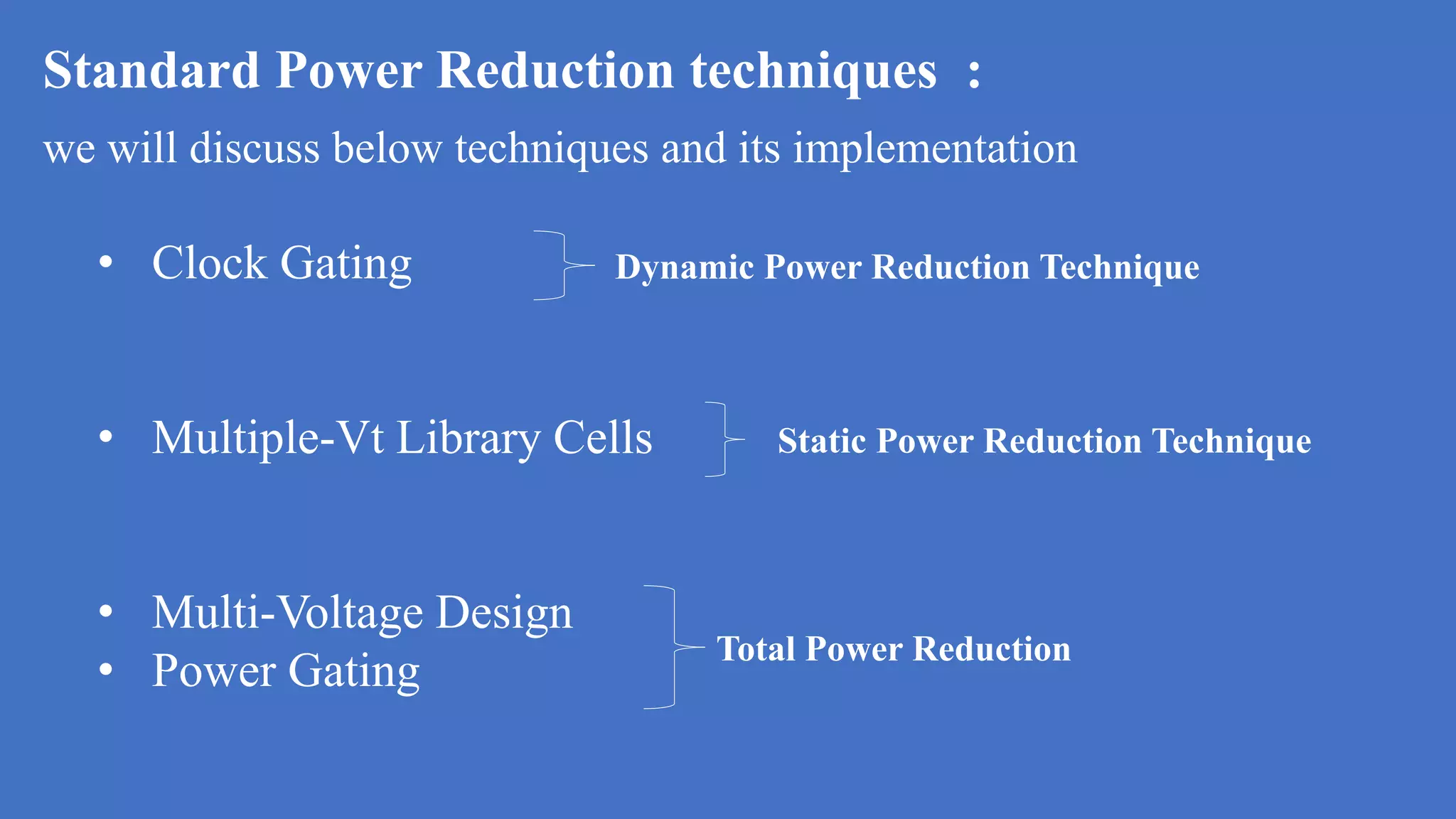 Low power in vlsi with upf basics part 1 | PPTX