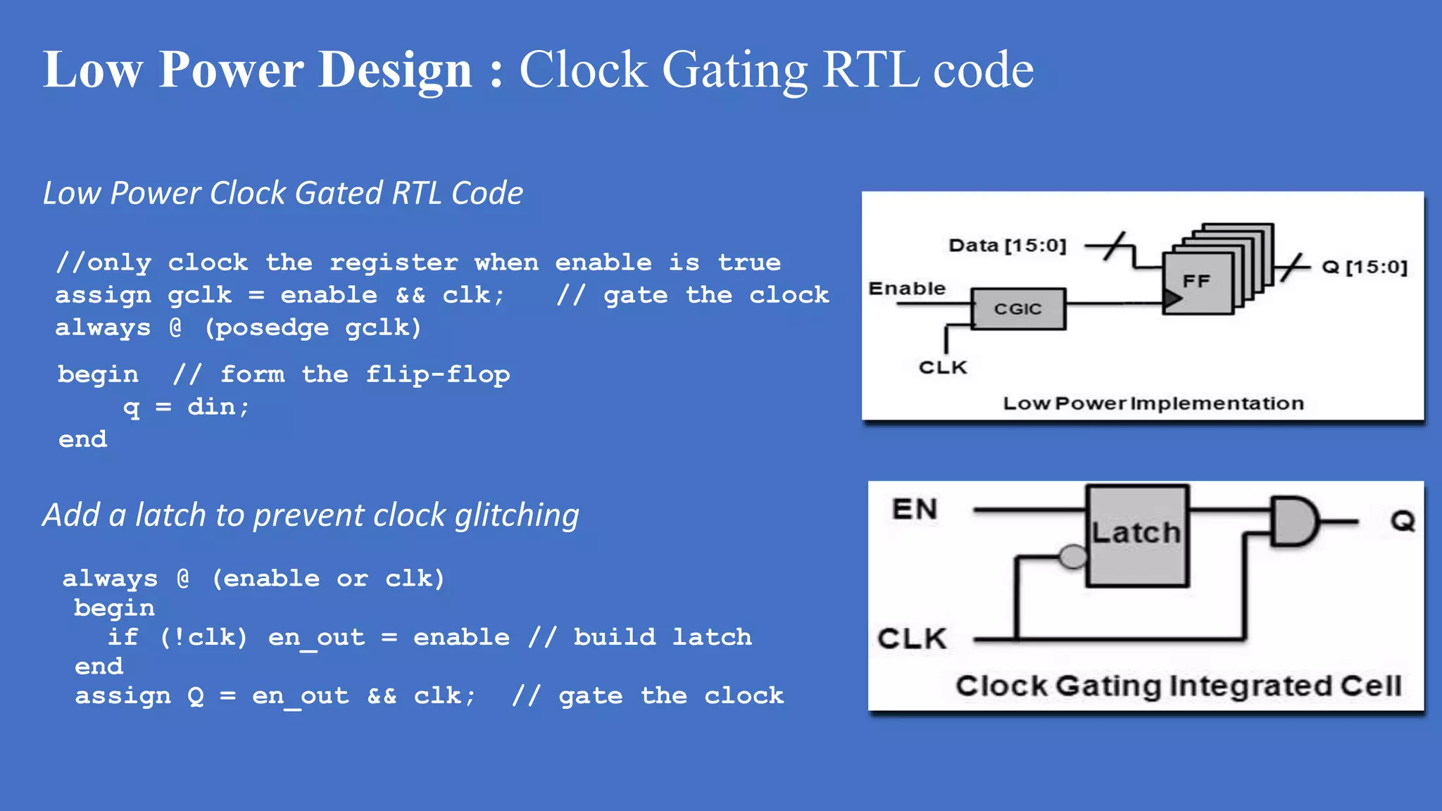 Low power in vlsi with upf basics part 1 | PPTX