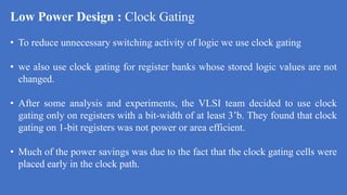 Low power in vlsi with upf basics part 1 | PPTX