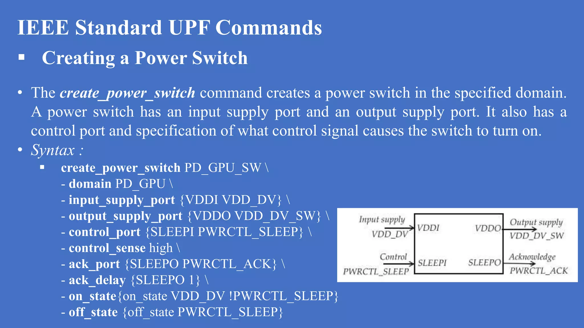Low power in vlsi with upf basics part 2 | PPTX
