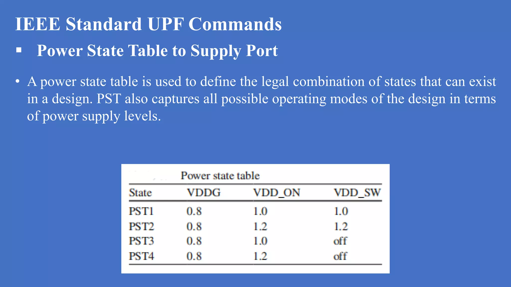 Low power in vlsi with upf basics part 2 | PPTX