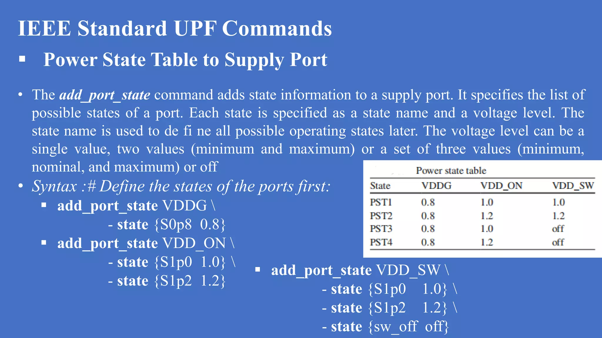 Low power in vlsi with upf basics part 2 | PPTX