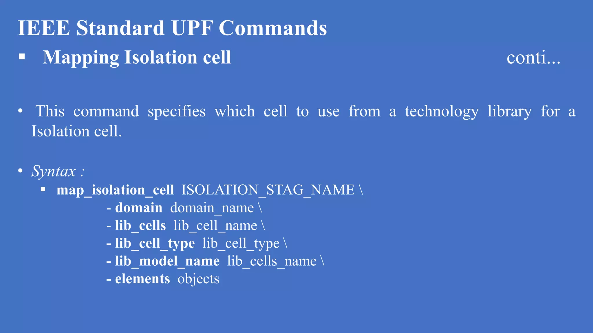 Low power in vlsi with upf basics part 2 | PPTX