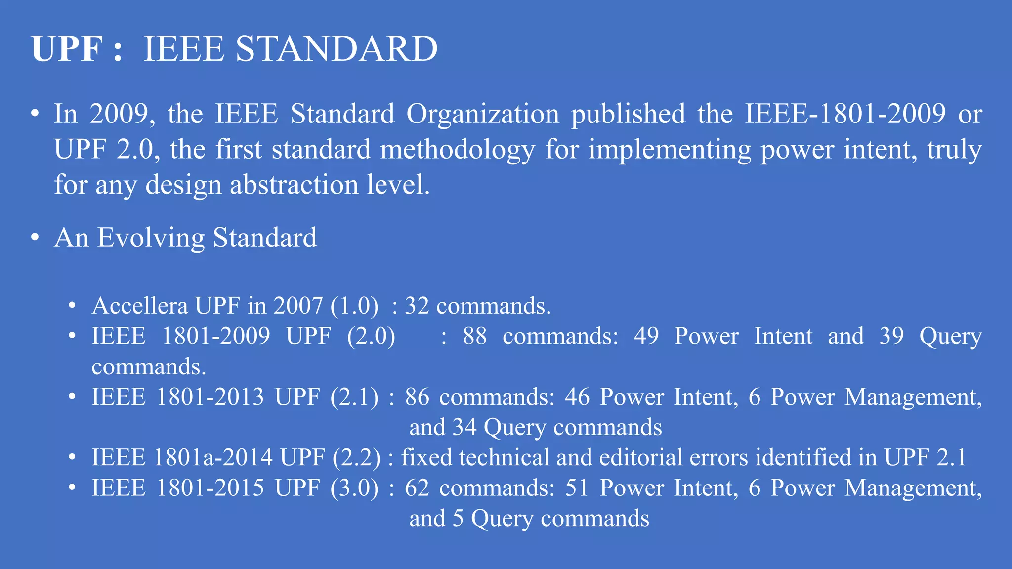 Low power in vlsi with upf basics part 2 | PPTX