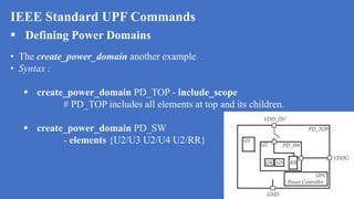 Low power in vlsi with upf basics part 2 | PPTX
