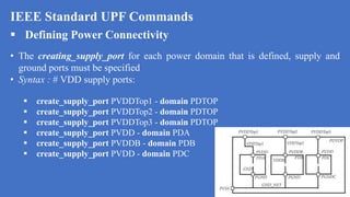 Low power in vlsi with upf basics part 2 | PPTX