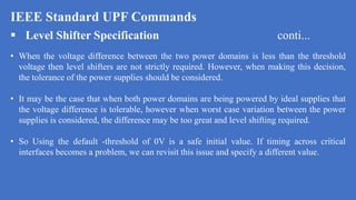 Low power in vlsi with upf basics part 2 | PPTX