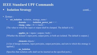 Low power in vlsi with upf basics part 2 | PPTX