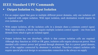 Low power in vlsi with upf basics part 2 | PPTX
