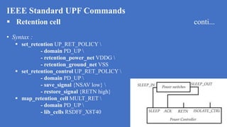 Low power in vlsi with upf basics part 2 | PPTX