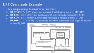 Low power in vlsi with upf basics part 2 | PPTX