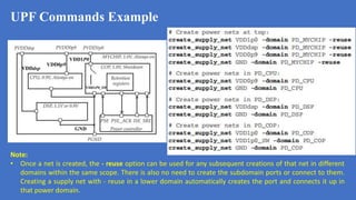 Low power in vlsi with upf basics part 2 | PPTX