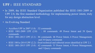 Low power in vlsi with upf basics part 2 | PPTX