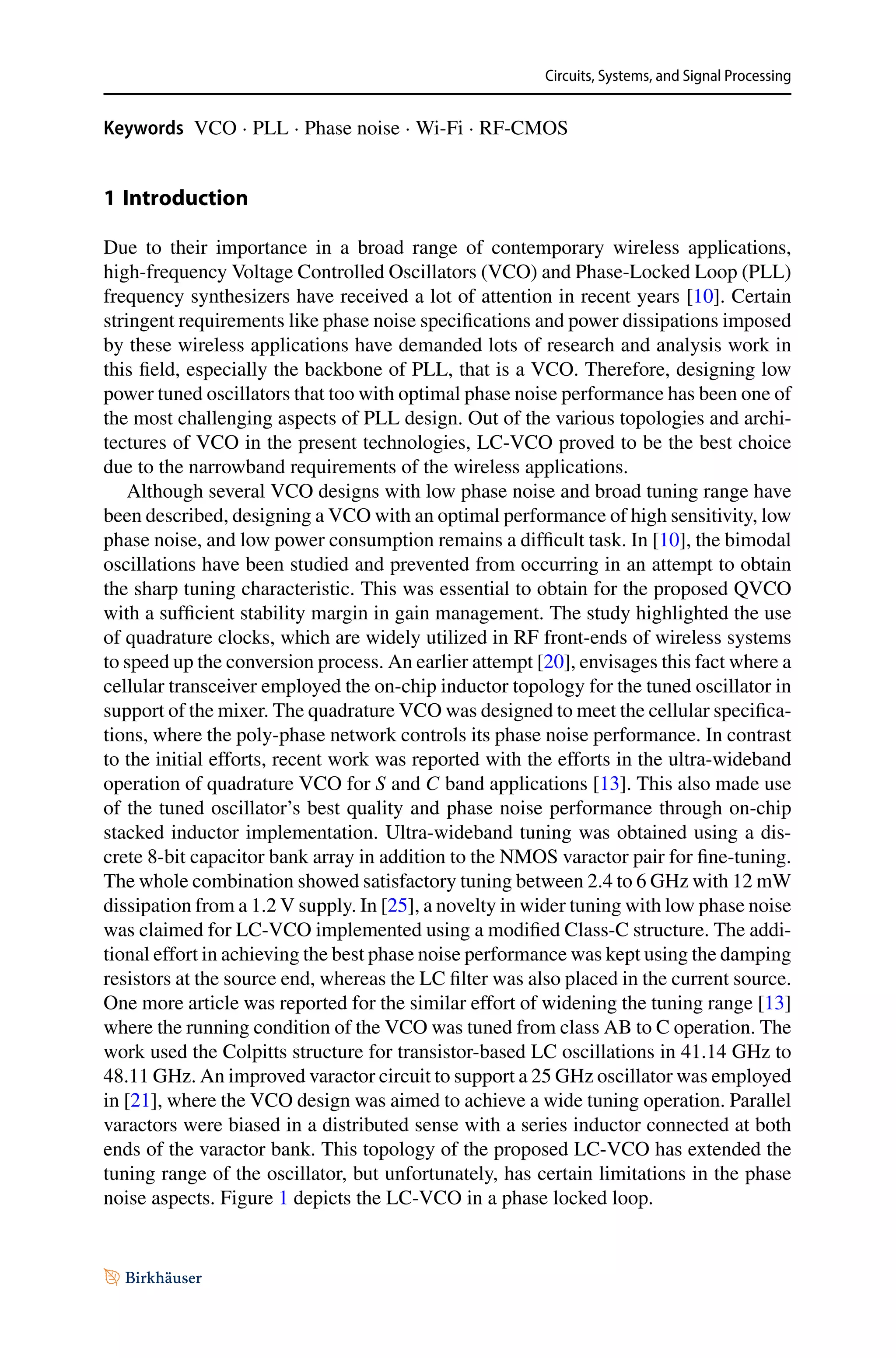 Low Power LC-Quadrature VCO with Superior Phase Noise Performance in 0.13 μmRF-CMOS Process for ...